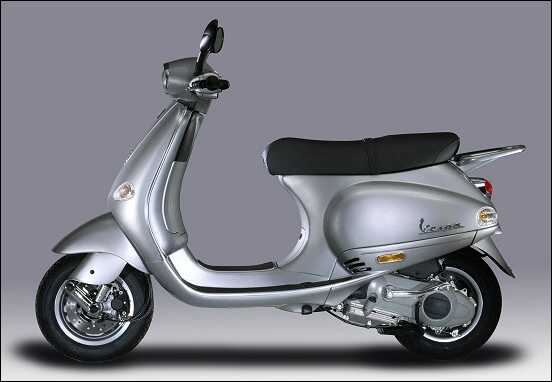 Vespa ET LH silver